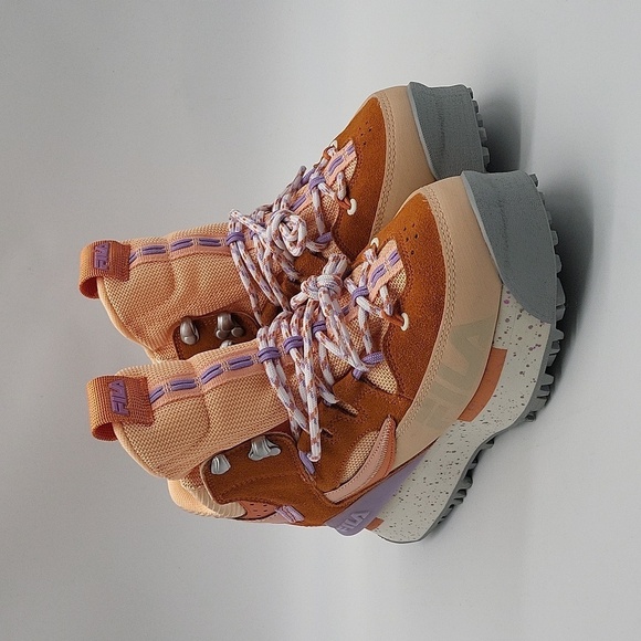 Vince | Shoes | 666 Fila Womens Sneakers Size 8 Orange And Purple ...